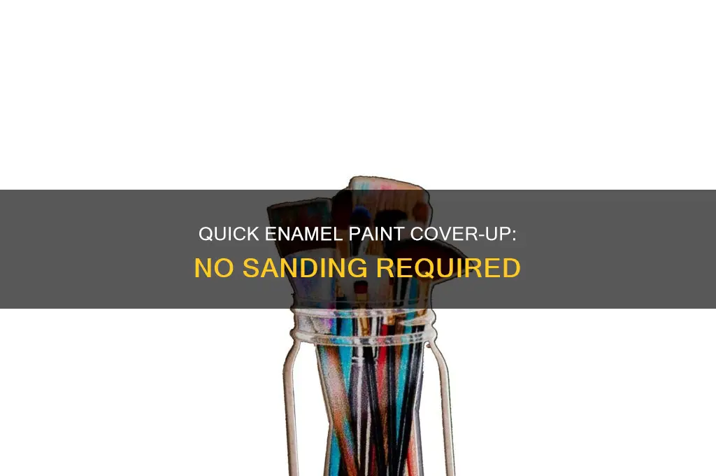 Quick Enamel Paint Cover-Up: No Sanding Required | CyPaint