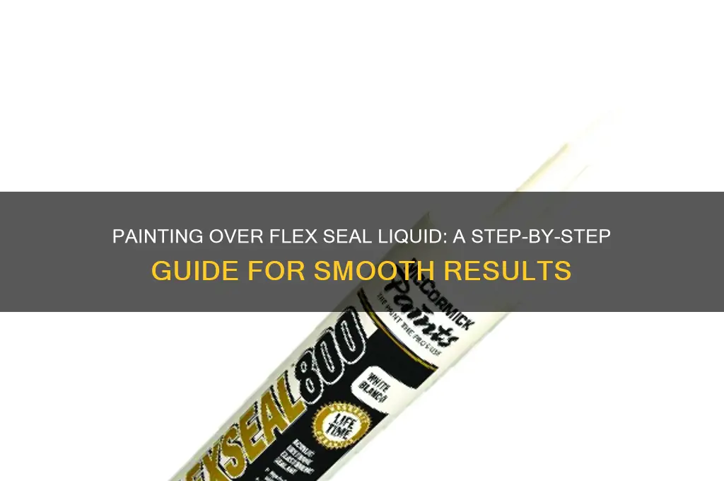 Painting Over Flex Seal Liquid: A Step-By-Step Guide For Smooth Results ...