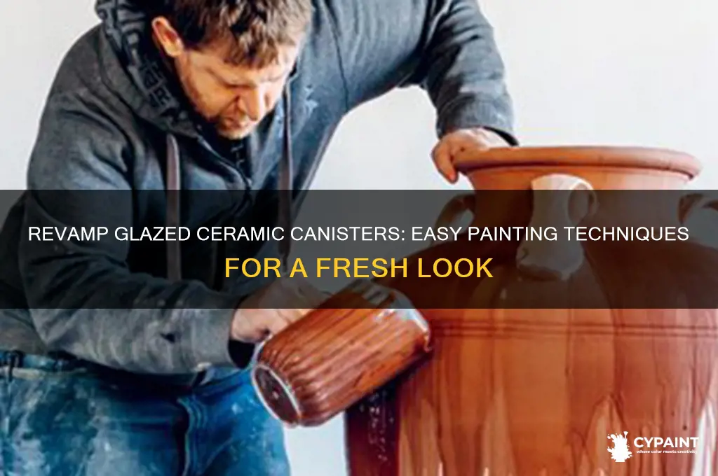 Revamp Glazed Ceramic Canisters: Easy Painting Techniques For A Fresh ...
