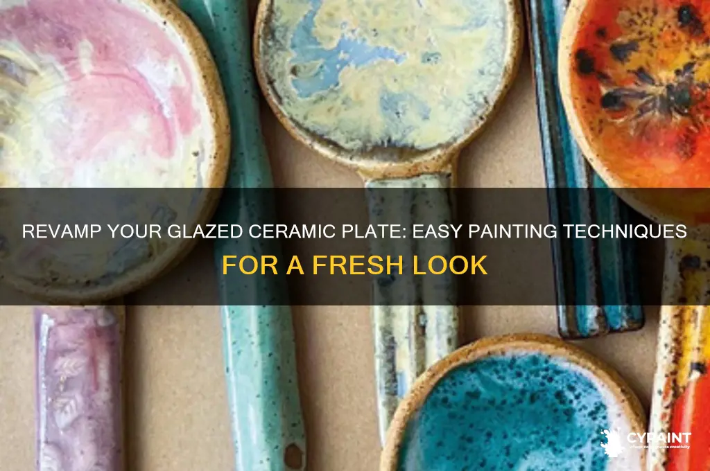Revamp Your Glazed Ceramic Plate: Easy Painting Techniques For A Fresh ...