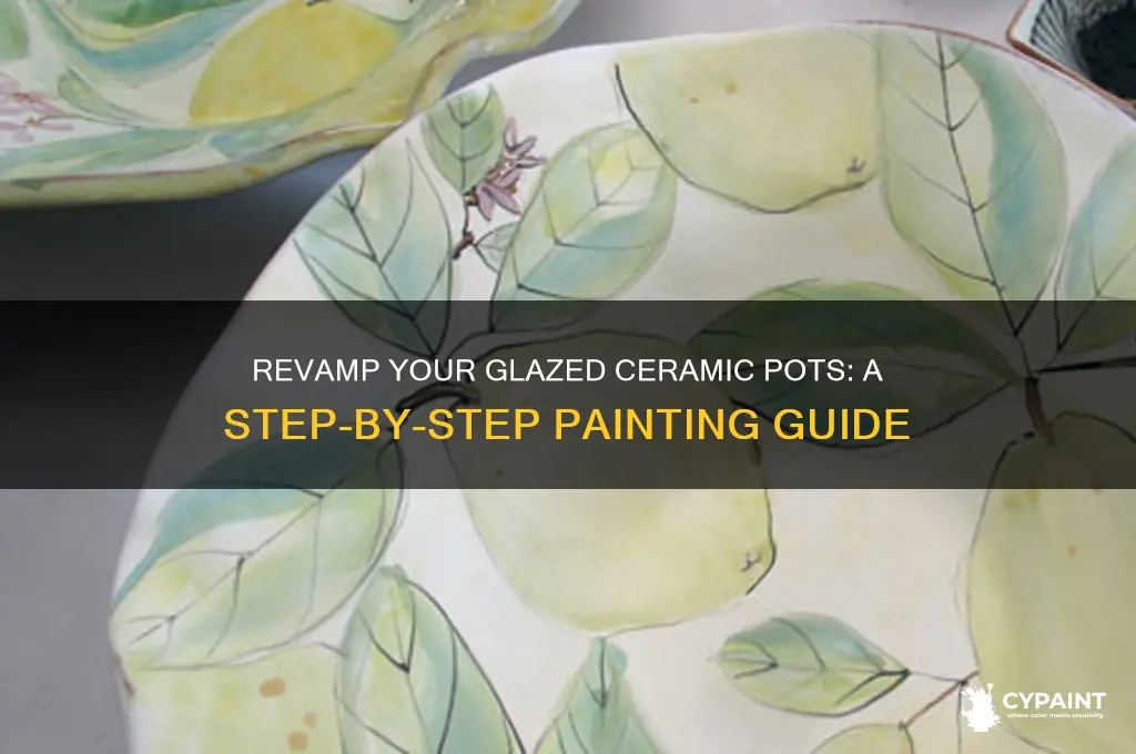 Revamp Your Glazed Ceramic Pots: A Step-By-Step Painting Guide | CyPaint
