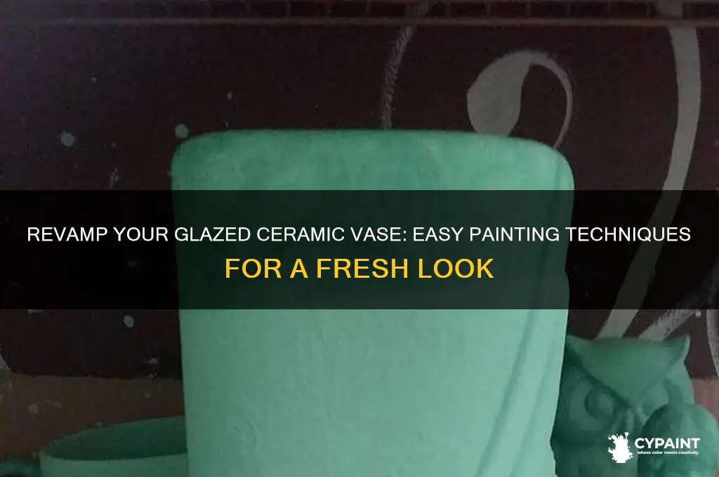Revamp Your Glazed Ceramic Vase: Easy Painting Techniques For A Fresh ...