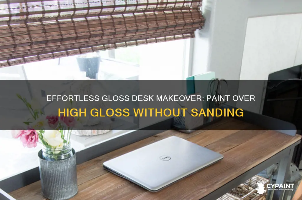 Effortless Gloss Desk Makeover: Paint Over High Gloss Without Sanding ...