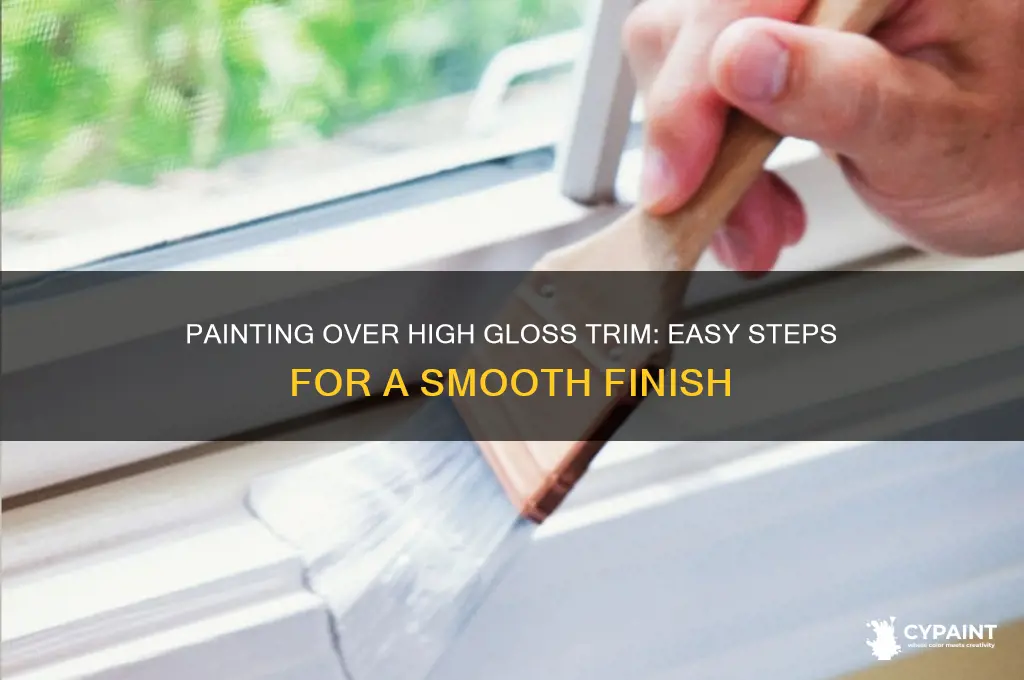Painting Over High Gloss Trim: Easy Steps For A Smooth Finish | CyPaint