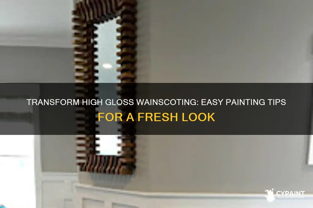 Transform High Gloss Wainscoting: Easy Painting Tips For A Fresh Look ...