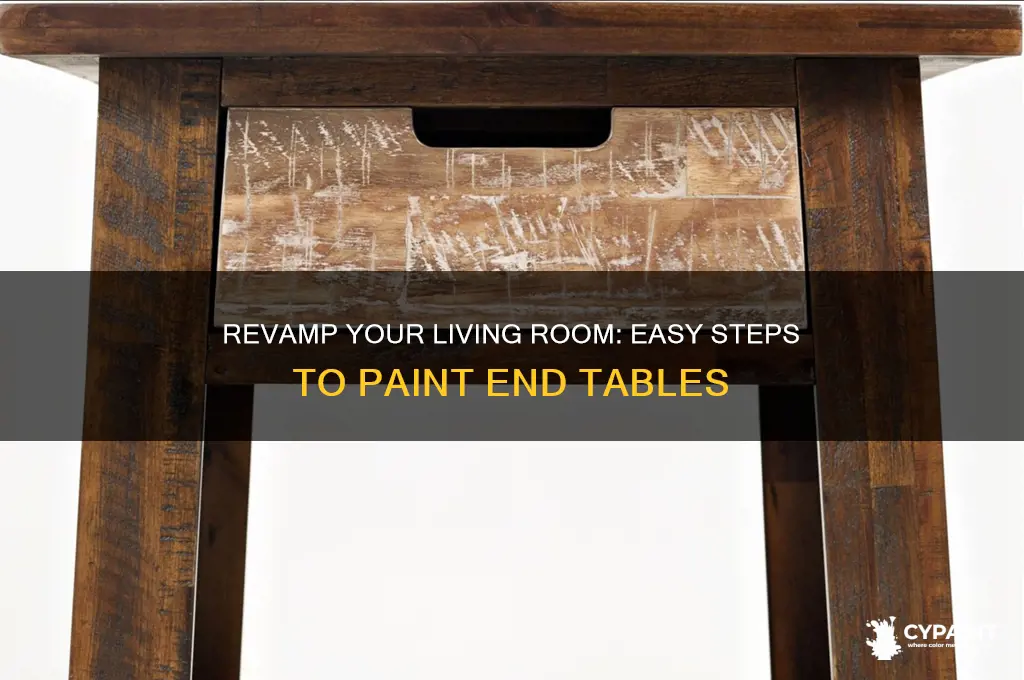 Revamp Your Living Room: Easy Steps To Paint End Tables | CyPaint