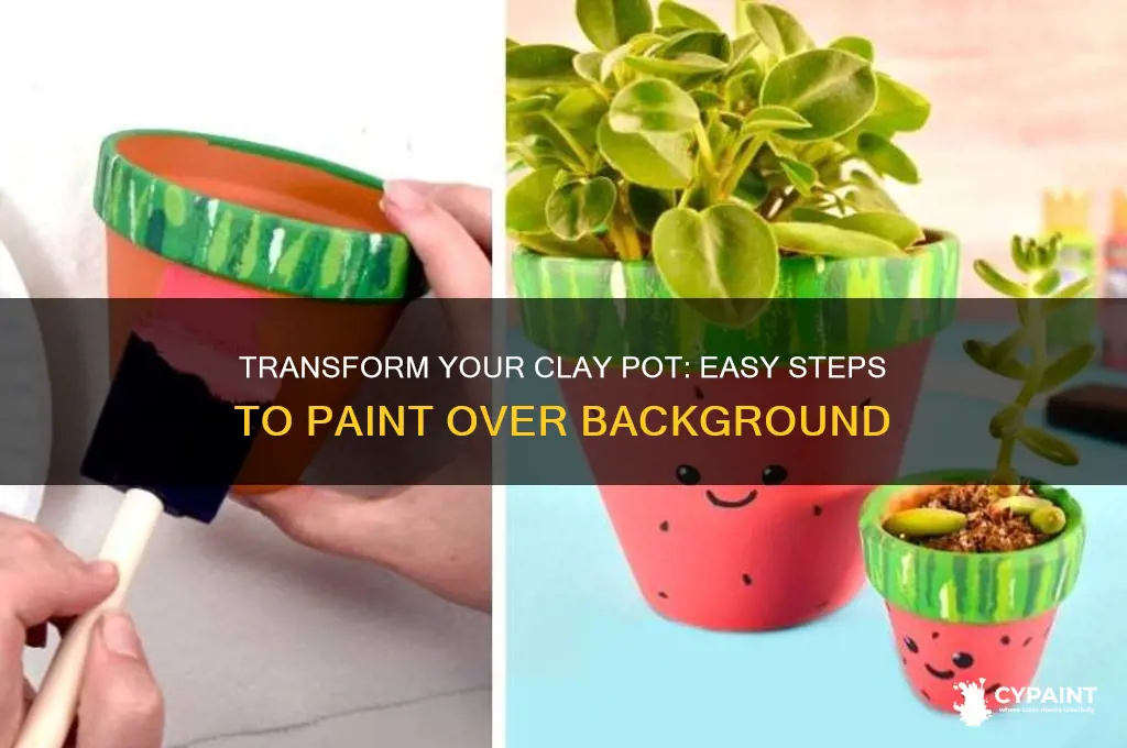 Transform Your Clay Pot: Easy Steps To Paint Over Background | CyPaint