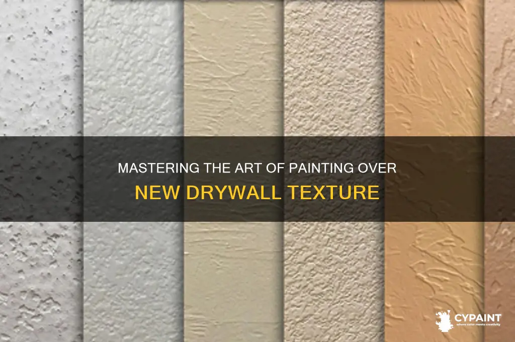 Mastering The Art Of Painting Over New Drywall Texture | CyPaint
