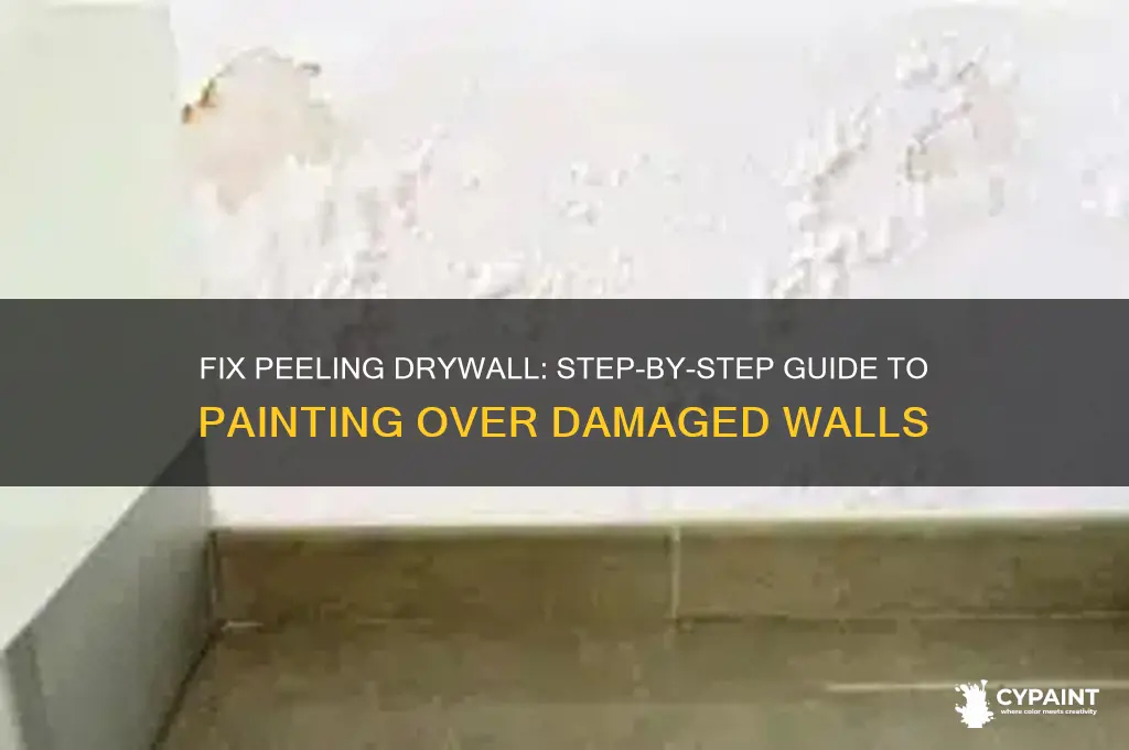 Fix Peeling Drywall: Step-By-Step Guide To Painting Over Damaged Walls ...