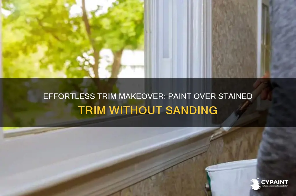 Effortless Trim Makeover: Paint Over Stained Trim Without Sanding | CyPaint