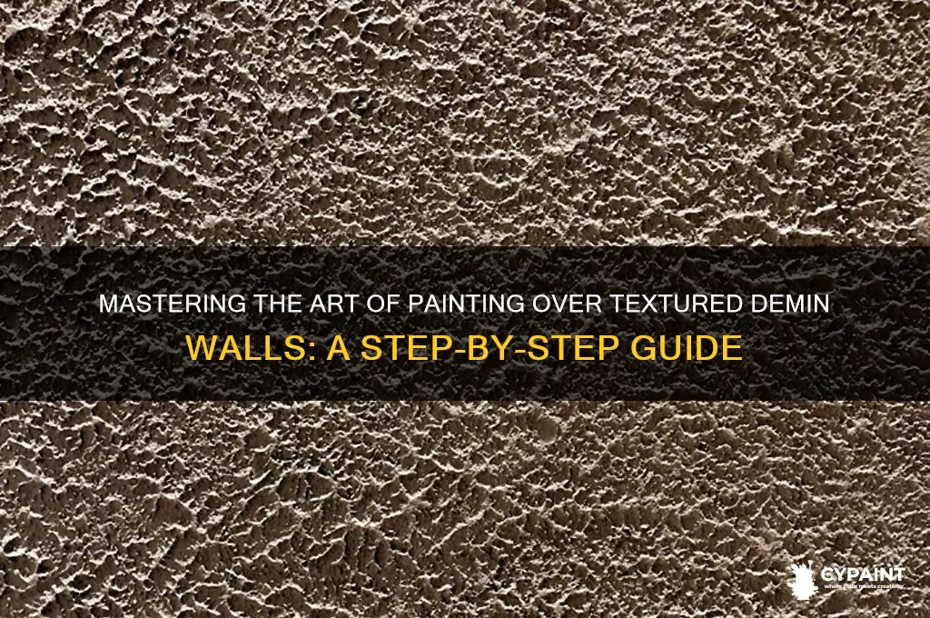 Mastering The Art Of Painting Over Textured Demin Walls: A Step-By-Step ...
