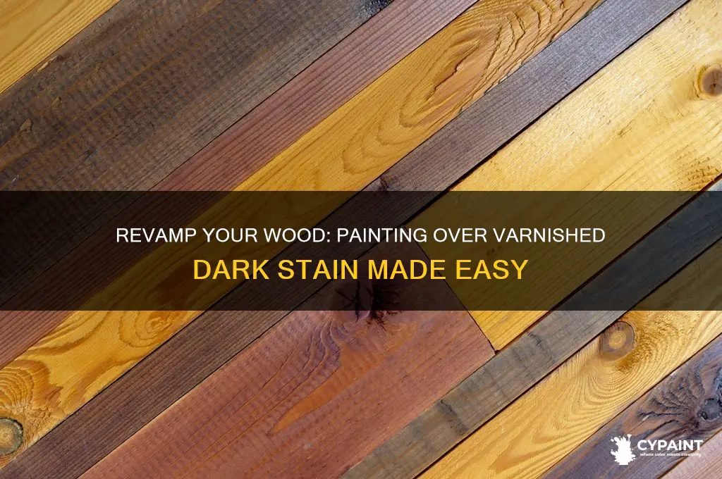 Revamp Your Wood: Painting Over Varnished Dark Stain Made Easy | CyPaint
