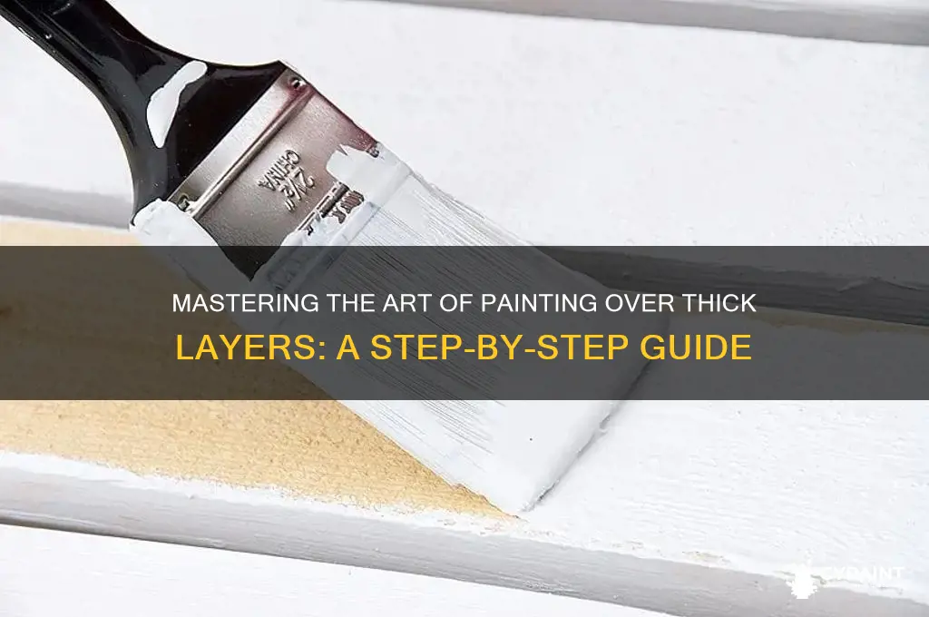 Mastering The Art Of Painting Over Thick Layers: A Step-By-Step Guide ...