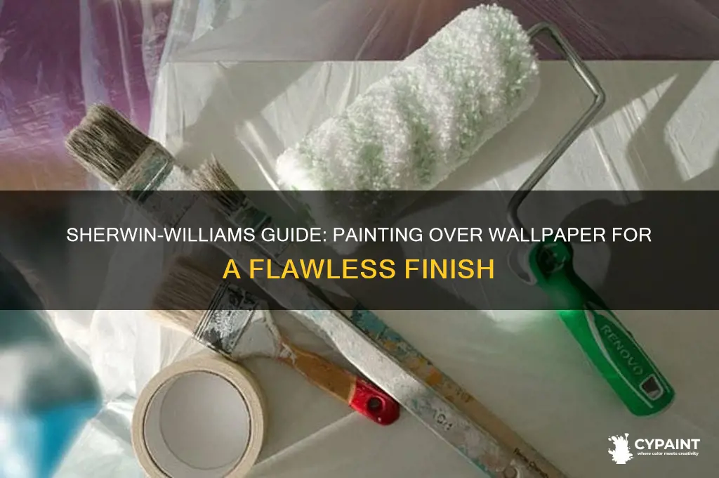 Sherwin-Williams Guide: Painting Over Wallpaper For A Flawless Finish ...