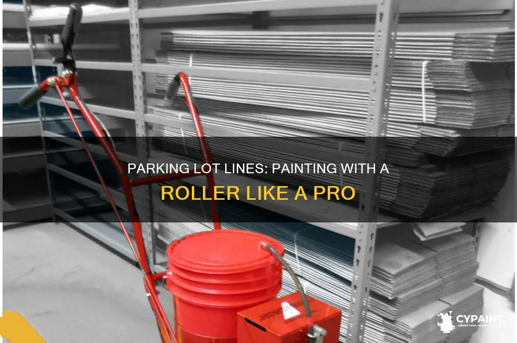 Parking Lot Lines: Painting With A Roller Like A Pro | CyPaint