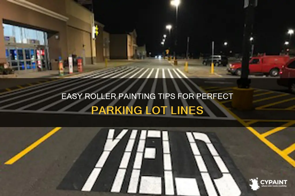 Easy Roller Painting Tips For Perfect Parking Lot Lines | CyPaint
