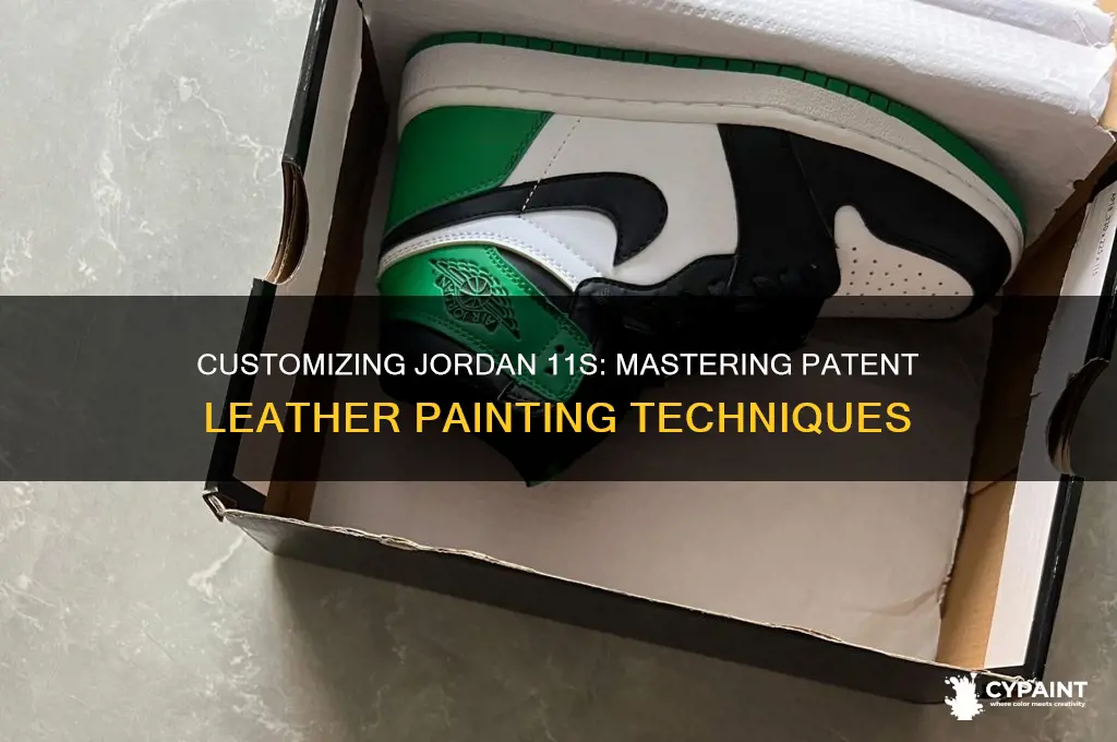 Customizing Jordan 11S: Mastering Patent Leather Painting Techniques ...