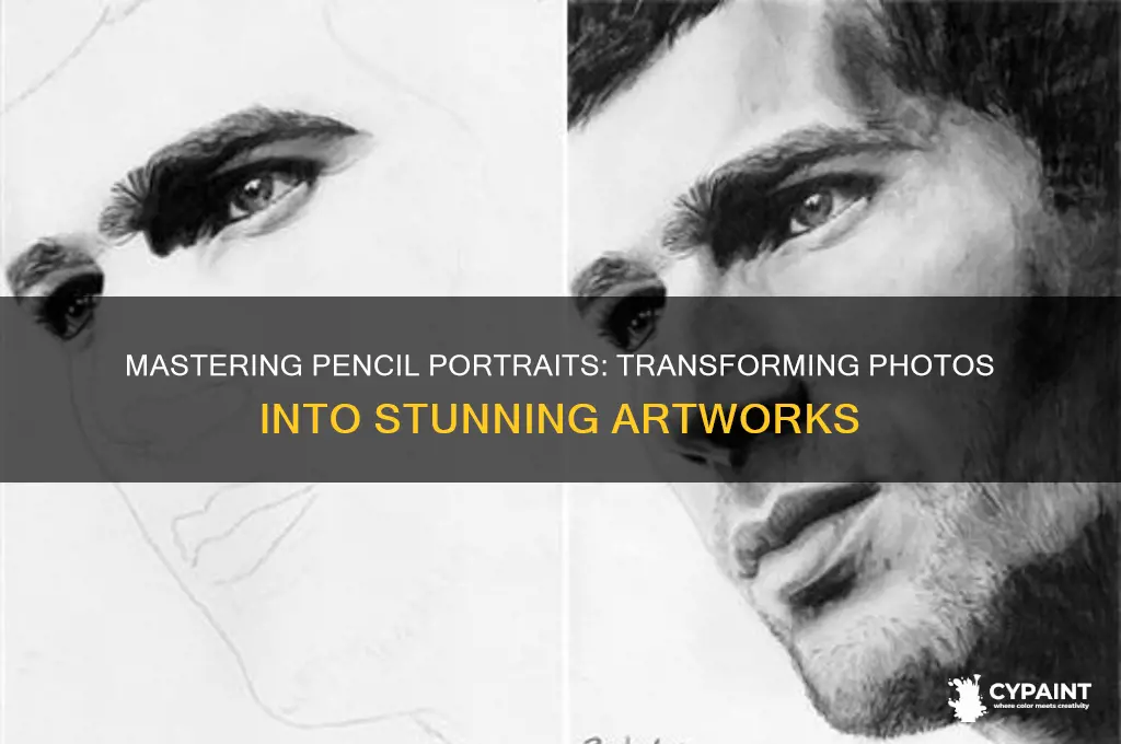 Mastering Pencil Portraits: Transforming Photos Into Stunning Artworks ...