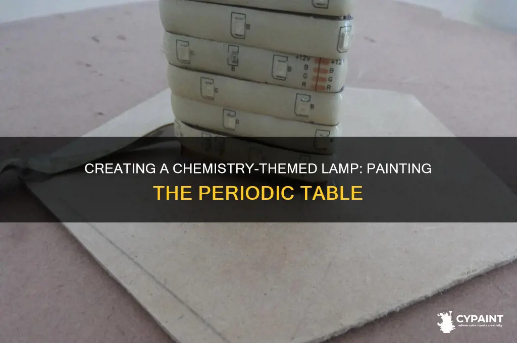 Creating A Chemistry-Themed Lamp: Painting The Periodic Table | CyPaint