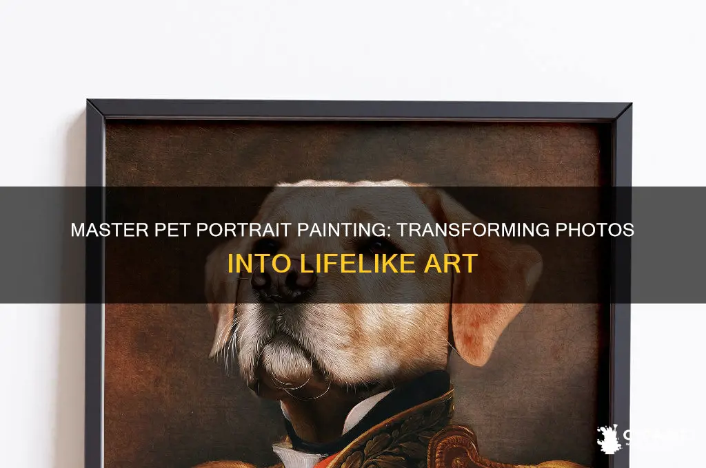 Master Pet Portrait Painting: Transforming Photos Into Lifelike Art ...