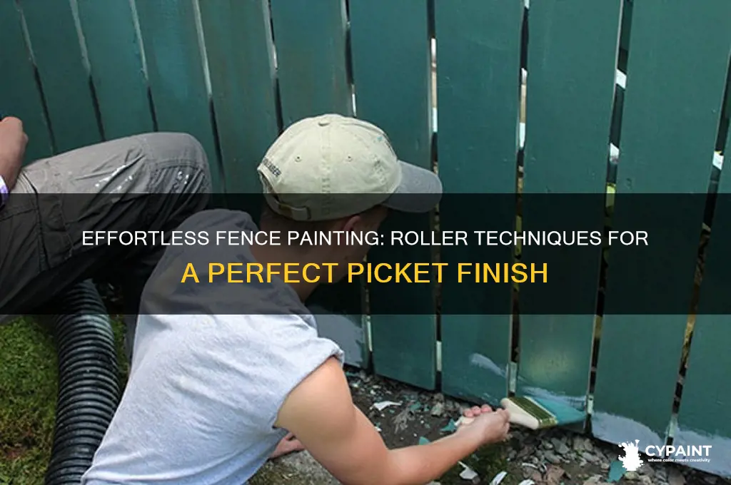 Effortless Fence Painting: Roller Techniques For A Perfect Picket ...
