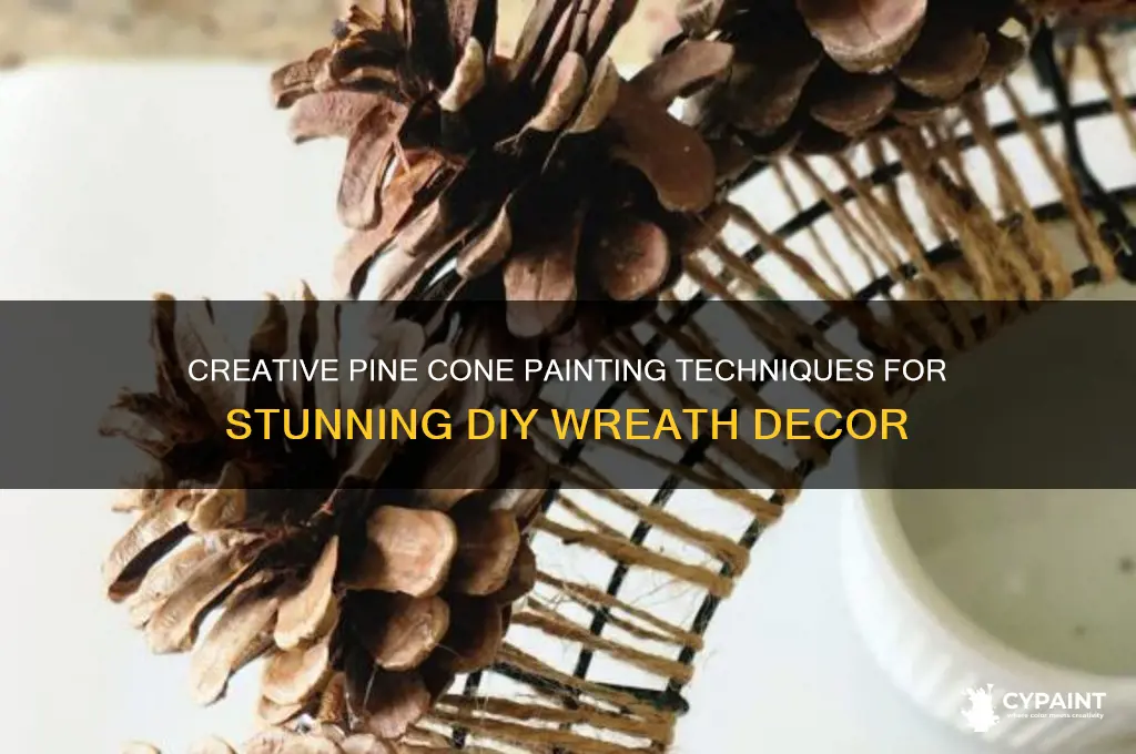 Creative Pine Cone Painting Techniques For Stunning Diy Wreath Decor ...