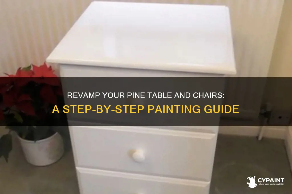 Revamp Your Pine Table And Chairs: A Step-By-Step Painting Guide | CyPaint