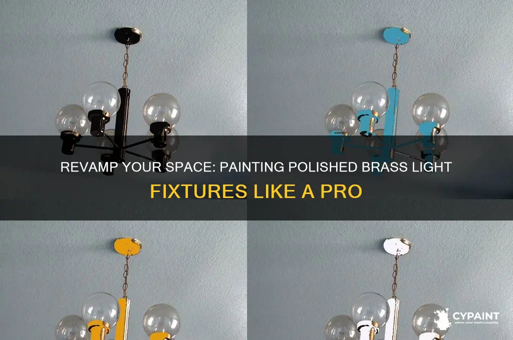 Revamp Your Space: Painting Polished Brass Light Fixtures Like A Pro ...