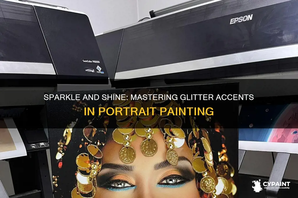 Sparkle And Shine: Mastering Glitter Accents In Portrait Painting | CyPaint