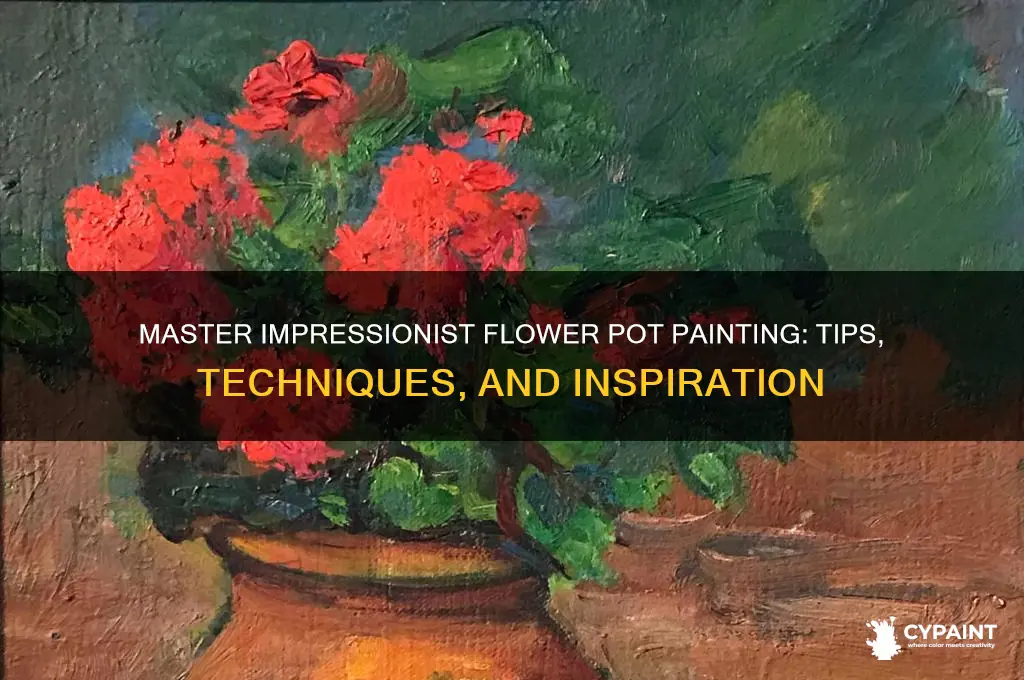 Master Impressionist Flower Pot Painting: Tips, Techniques, And ...