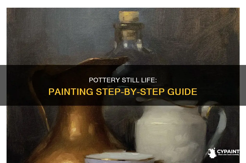 Pottery Still Life: Painting Step-By-Step Guide | CyPaint