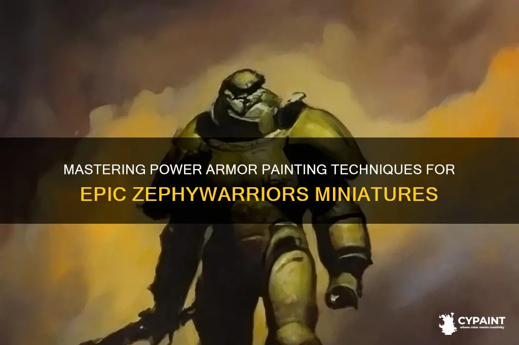 Mastering Power Armor Painting Techniques For Epic Zephywarriors ...