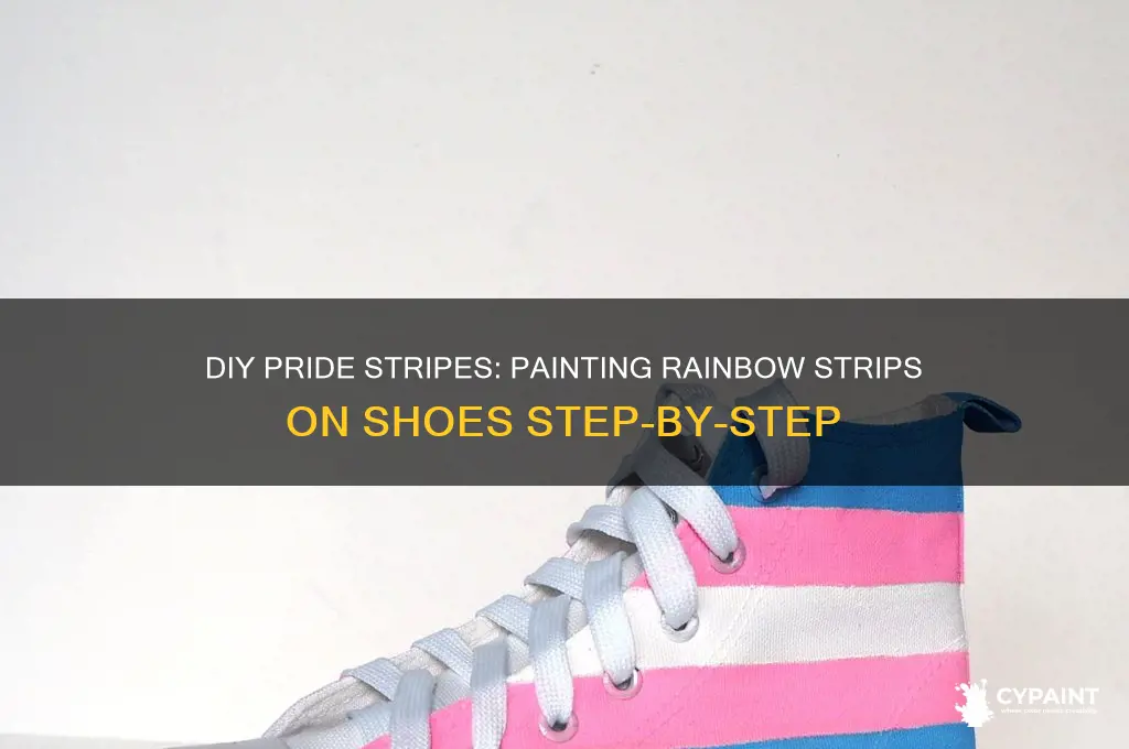 Diy Pride Stripes: Painting Rainbow Strips On Shoes Step-By-Step | CyPaint