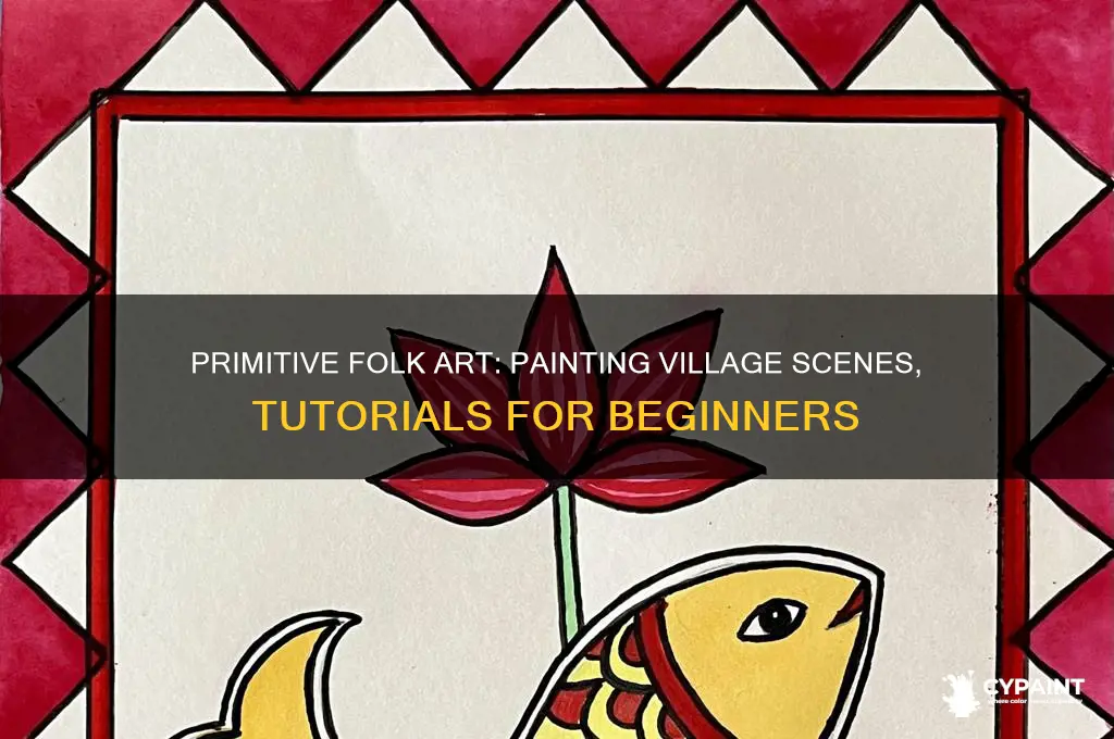Primitive Folk Art: Painting Village Scenes, Tutorials For Beginners ...
