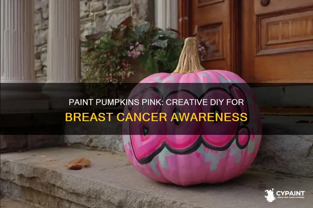 Paint Pumpkins Pink: Creative Diy For Breast Cancer Awareness | CyPaint