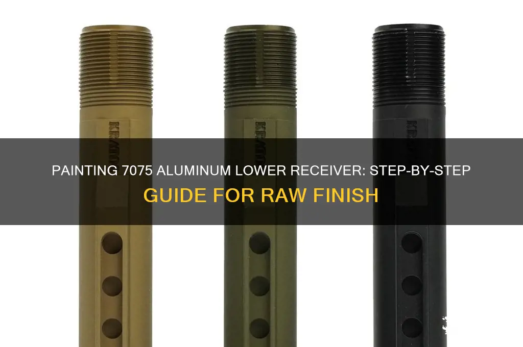 Painting 7075 Aluminum Lower Receiver: Step-By-Step Guide For Raw ...