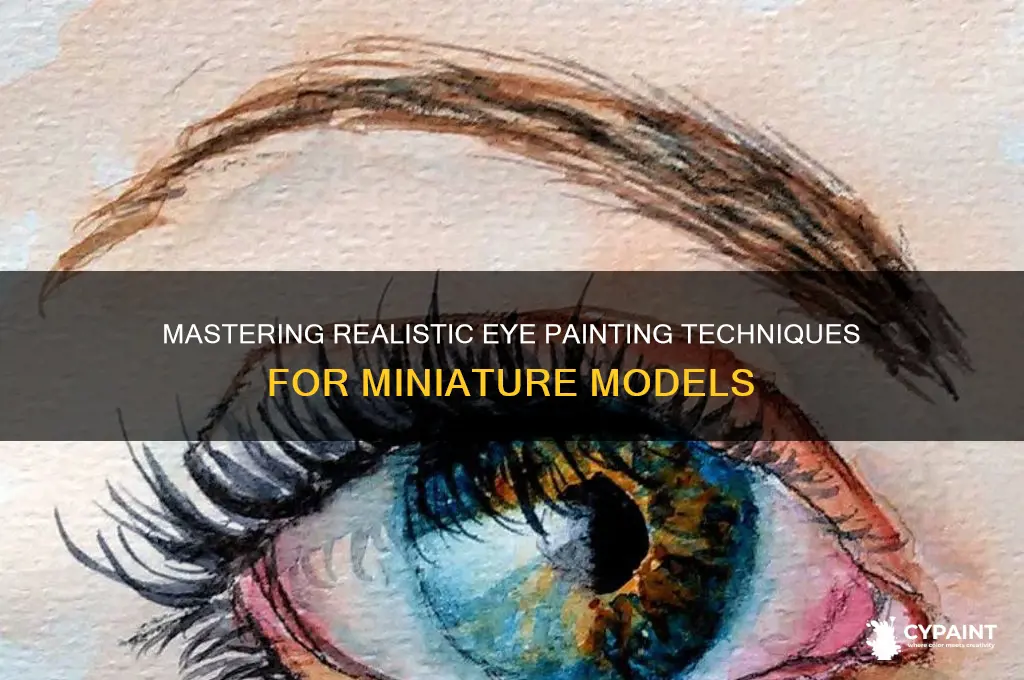 Mastering Realistic Eye Painting Techniques For Miniature Models | CyPaint