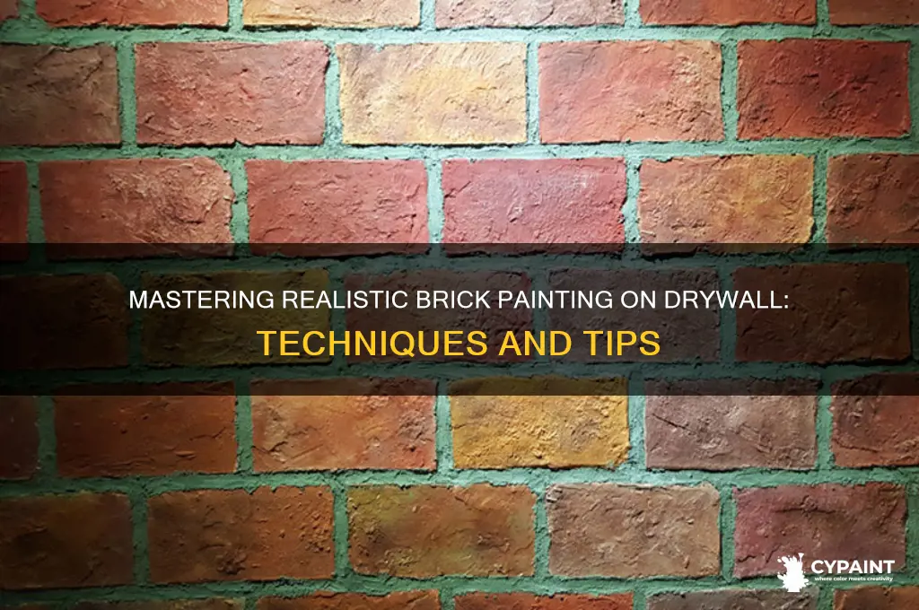 Mastering Realistic Brick Painting On Drywall: Techniques And Tips ...