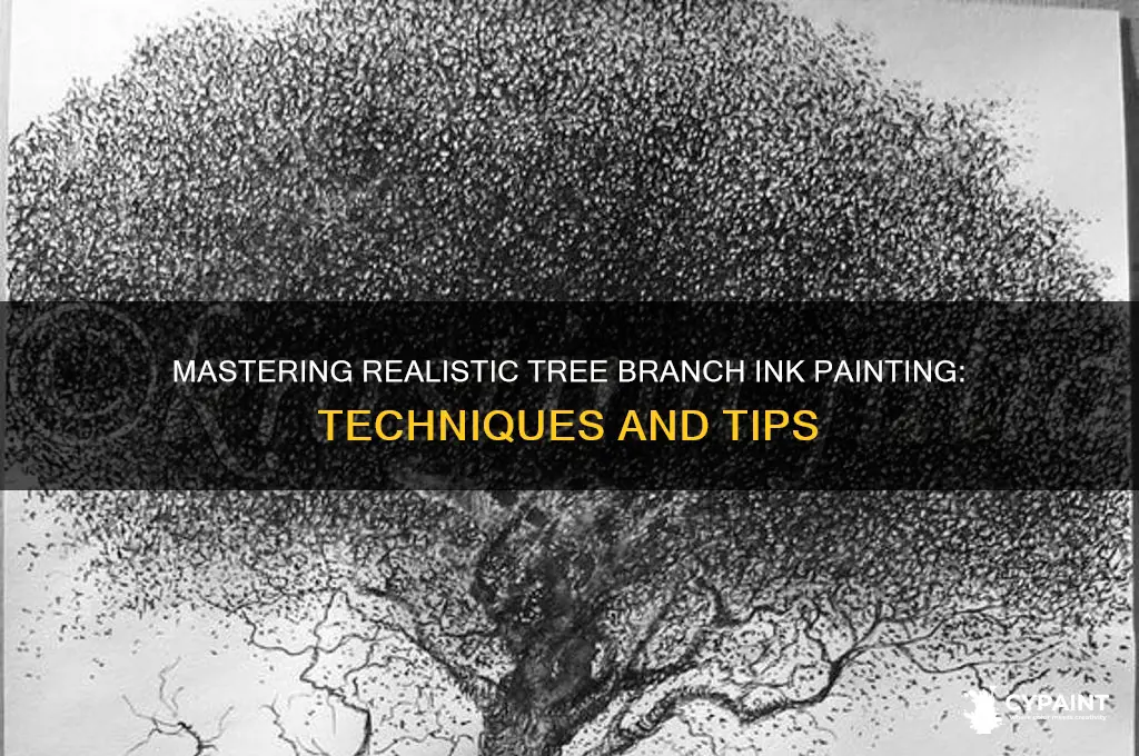 Mastering Realistic Tree Branch Ink Painting: Techniques And Tips | CyPaint