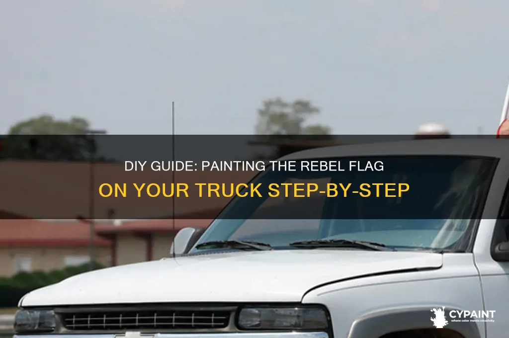 Diy Guide: Painting The Rebel Flag On Your Truck Step-By-Step | CyPaint