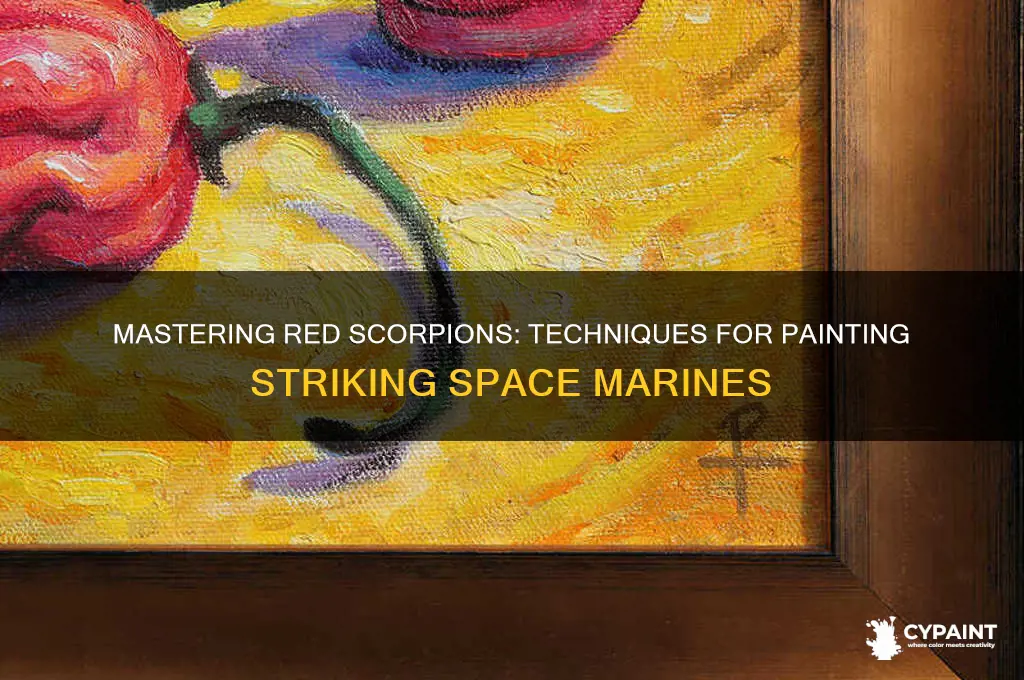 Mastering Red Scorpions: Techniques For Painting Striking Space Marines ...