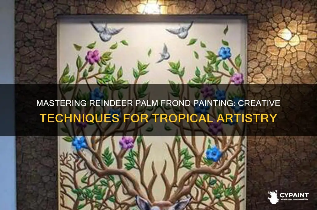 Mastering Reindeer Palm Frond Painting: Creative Techniques For ...
