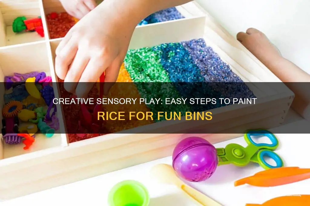 Creative Sensory Play: Easy Steps To Paint Rice For Fun Bins | CyPaint