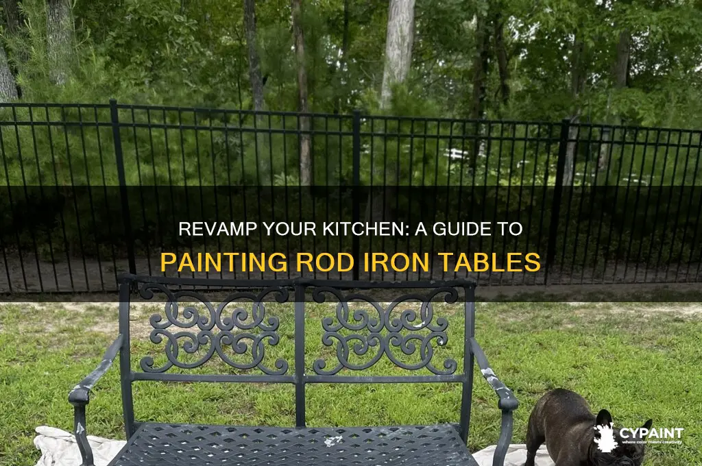 Revamp Your Kitchen: A Guide To Painting Rod Iron Tables | CyPaint