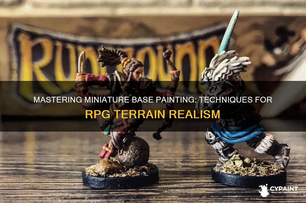 Mastering Miniature Base Painting: Techniques For Rpg Terrain Realism ...
