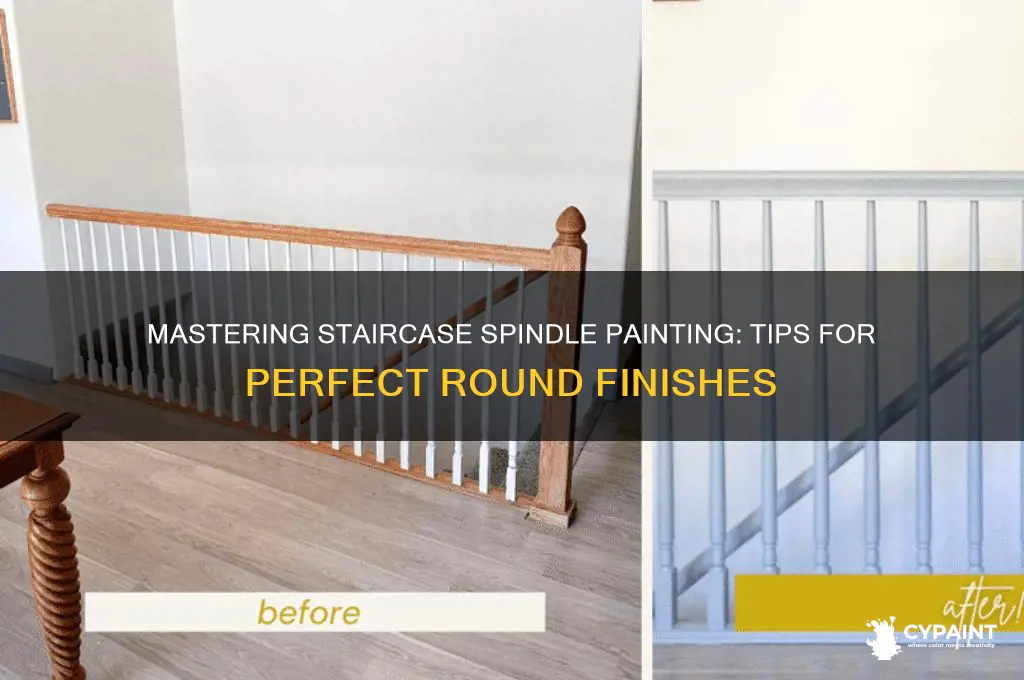 Mastering Staircase Spindle Painting: Tips For Perfect Round Finishes ...