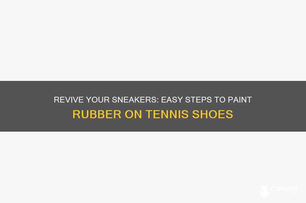 Revive Your Sneakers: Easy Steps To Paint Rubber On Tennis Shoes | CyPaint