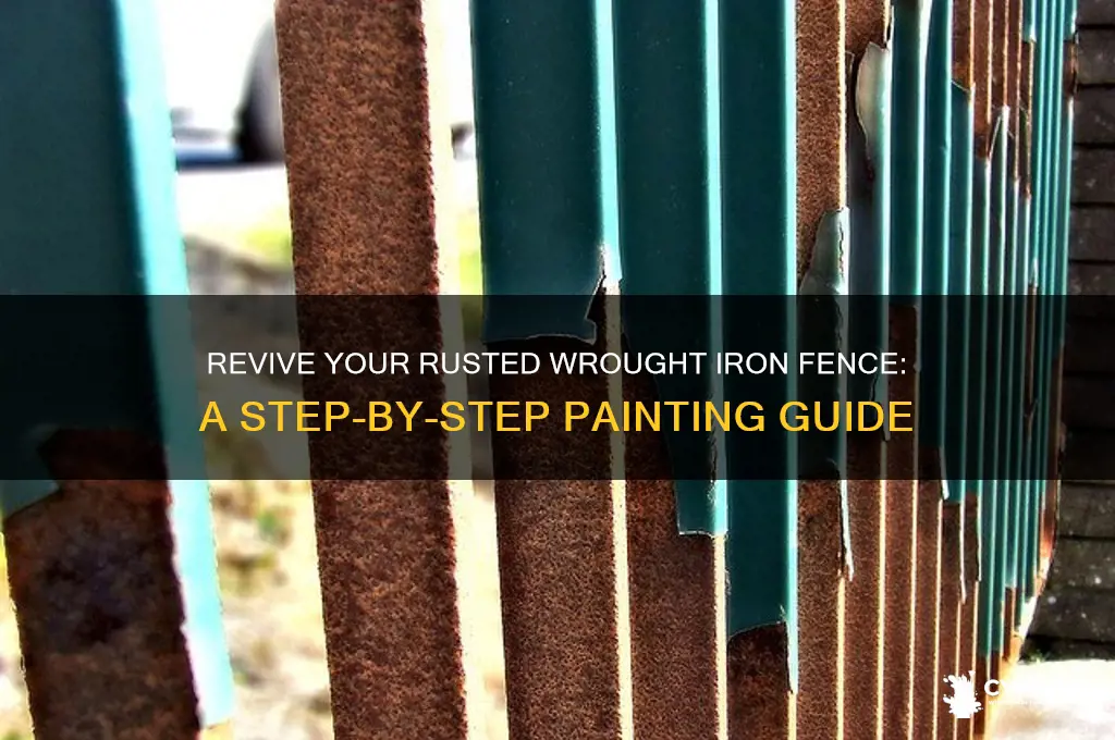 Revive Your Rusted Wrought Iron Fence: A Step-By-Step Painting Guide ...