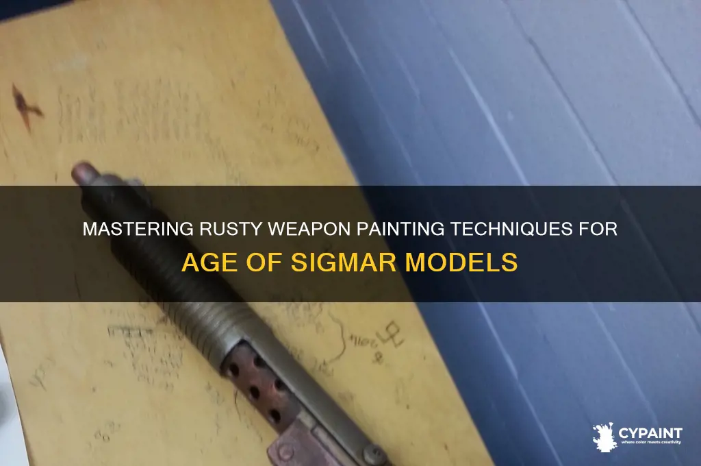 Mastering Rusty Weapon Painting Techniques For Age Of Sigmar Models ...