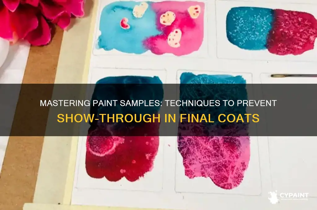 Mastering Paint Samples: Techniques To Prevent Show-Through In Final ...